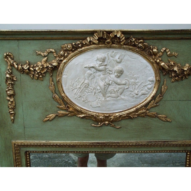 Trumeau Mirror made to mesure.Reproduction trumeau mirror.Firplace trum ...